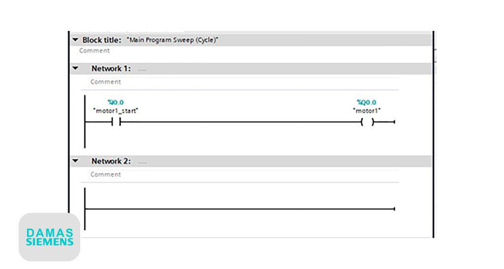 آموزش دستور jump و کاربرد آن در برنامه نویسی PLC S7 1200 زیمنس - نمایندگی زیمنس